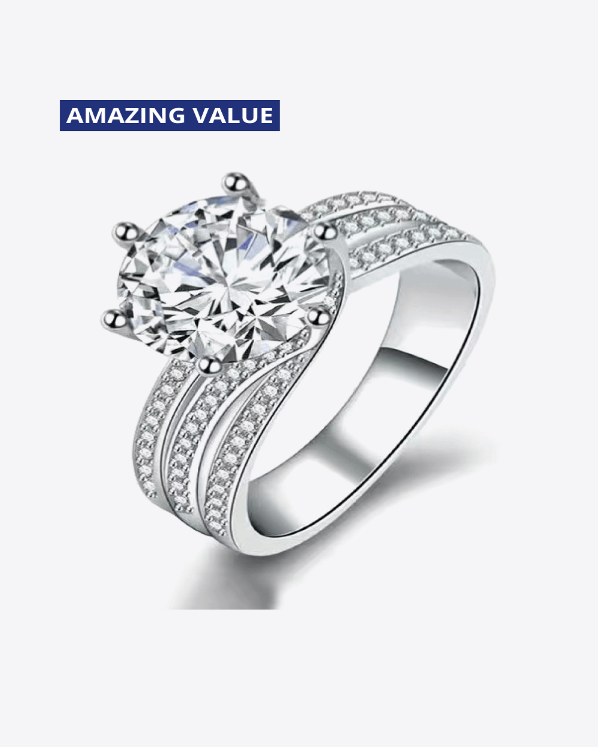 Diamond Ring, Best Trending Trendy Diamond Ring Gift for Women, Lady ...
